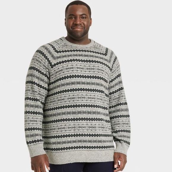 Goodfellow & Co | Sweaters | Mens Standardfit Crewneck Jacquard ...